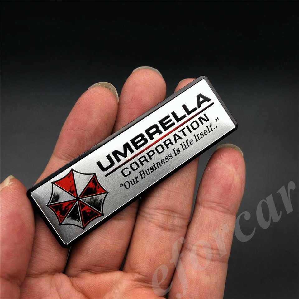 Resident Evil Umbrella Corporation Car Window Emblem Badge Decal ...