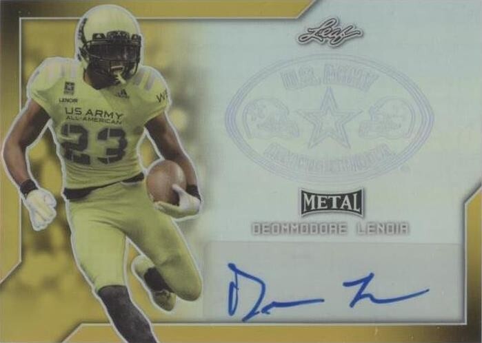 2017 Leaf Metal U.S. Army All-American Bowl - Deommo Lenoir #BA-DL1 ...