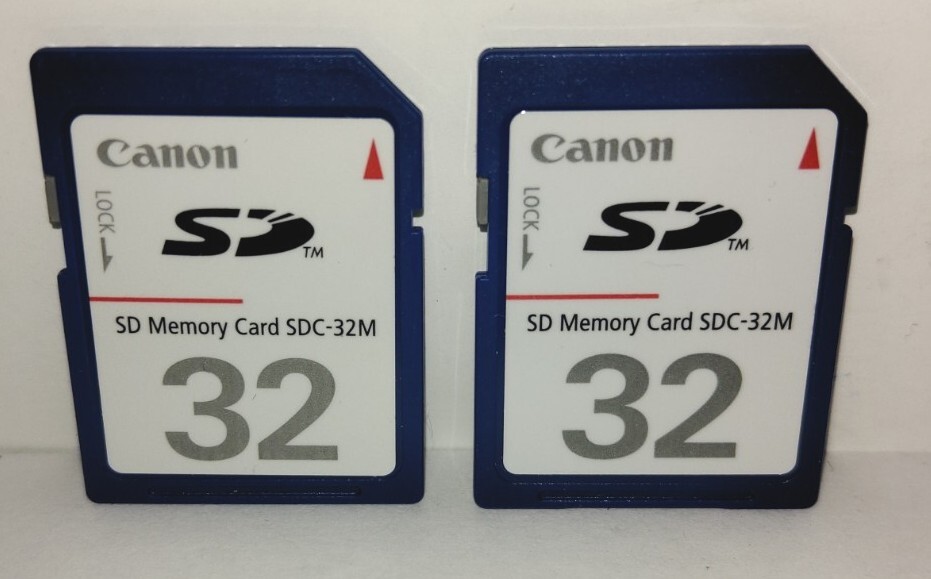 Canon SDC-32M Secure Digital Memory Card SD 32MB For Powershot Cameras ...