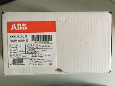 1PC ABB ATS022 Dual Power Automatic Switching Controller Expedited ...