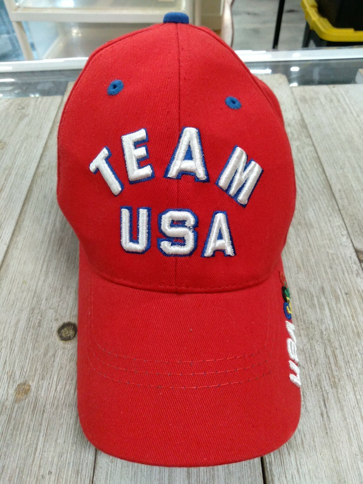 Team USA Red Olympics Adjustable Cap - Gem