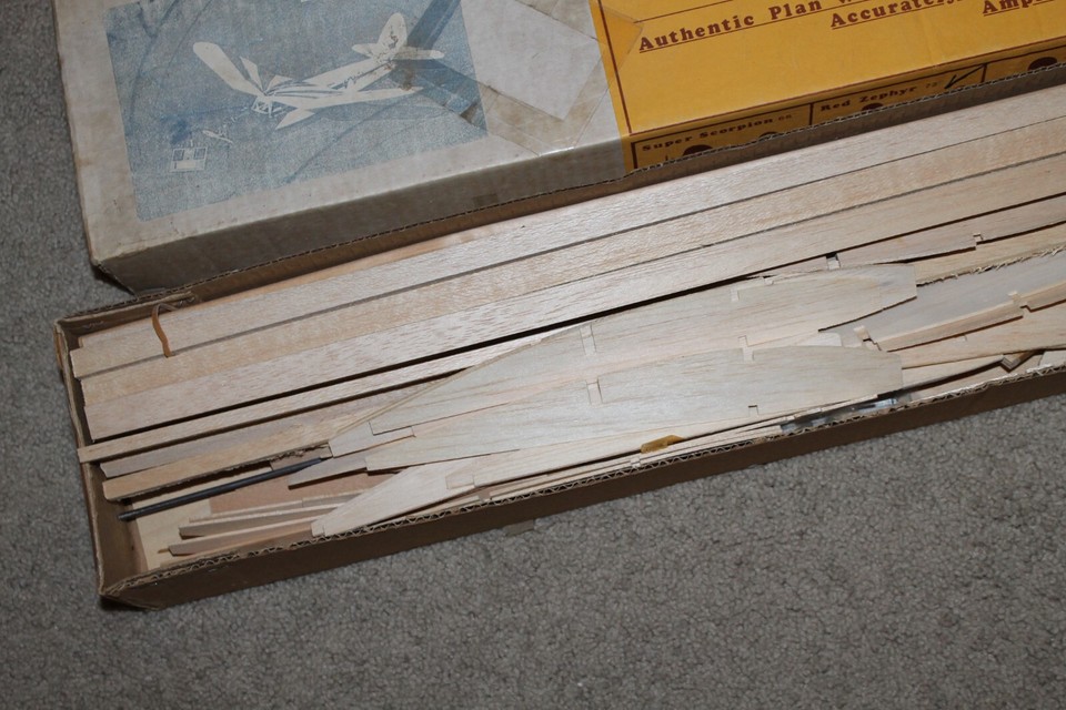 Ben Buckle - Vintage Kits Balsa RC Plane Kit - Red Zephyr New | eBay