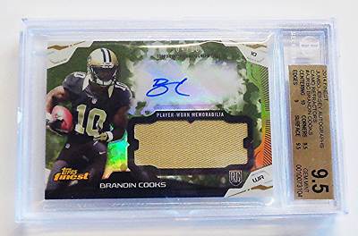 2014 Brandin Cooks Finest CAMO Xfractor Auto Autograph RC Rookie 04/10 ...