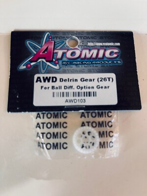 Atomic AWD102 Mini-Z AWD 26 Tooth DELRIN One Way GEAR | eBay