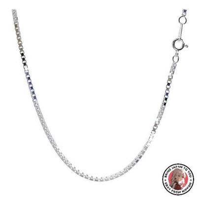 NEW [Sears] Venetian Chain Necklace Silver SV 925 Width 1.8mm Length 50cm SV200- | eBay