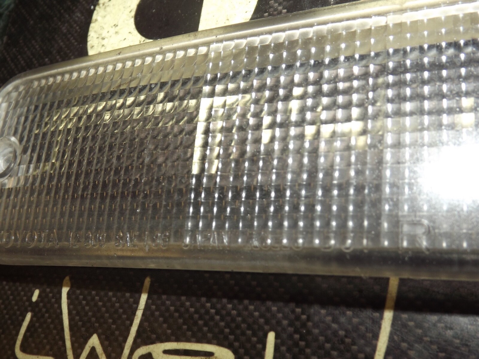 OEM 82-92 USDM Toyota Koito front right clear turn signal light lens 12 ...