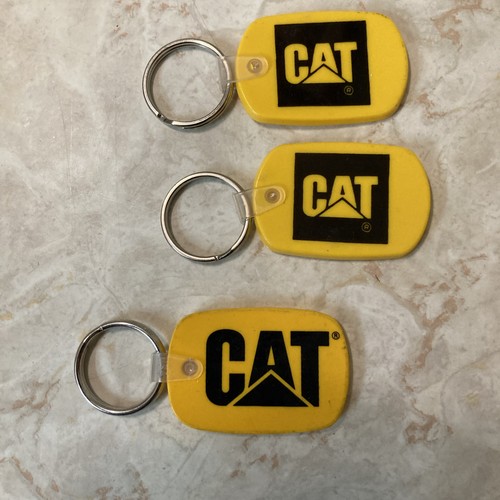 Caterpillar CAT Rubber Key Chains Ring Martin Tractor Set Of 3 | eBay