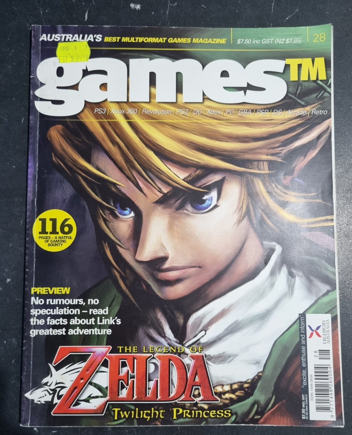 GAMES TM MAGAZINE AUSTRALIA Issue #28 dated 2005 PS2/GAMECUBE/XBOX/PC ...