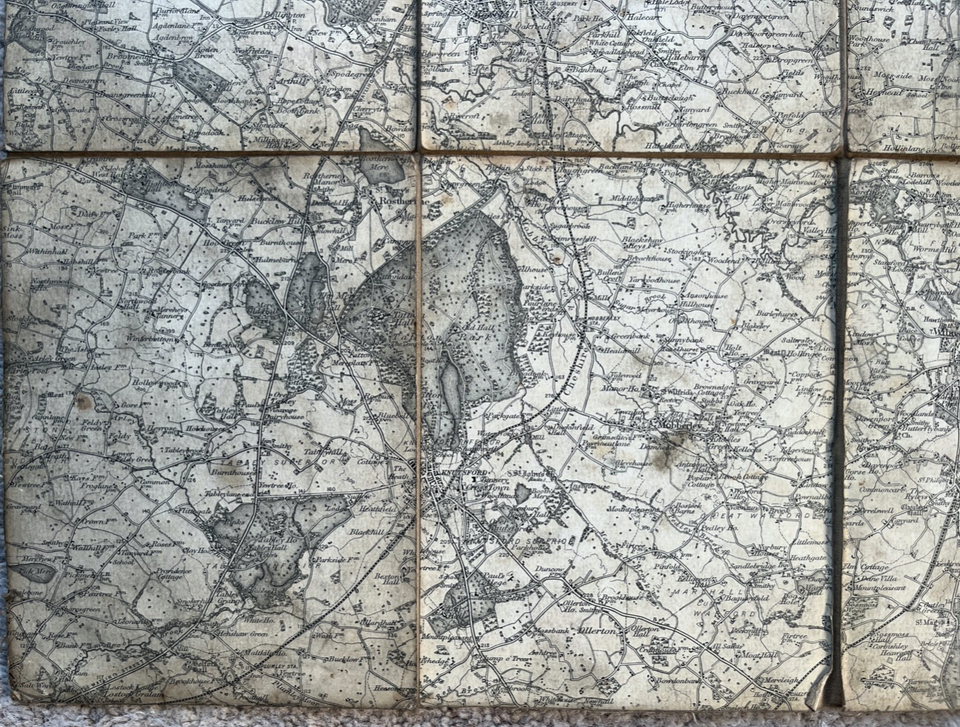 Vintage OS Map Stockport Sheet 98 Linen | eBay UK