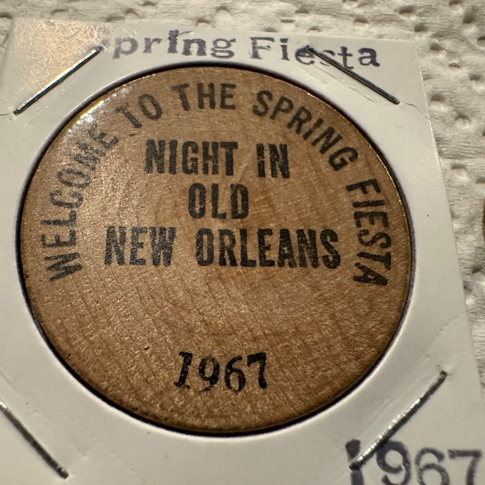 Spring Fiesta Night In Old New Orleans 1967 Mardi Gras Doubloon #2042 ...