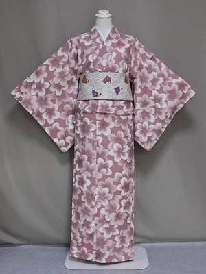 Polyester Kimono Women's Washable Small Pattern Japanese Style Dress ...