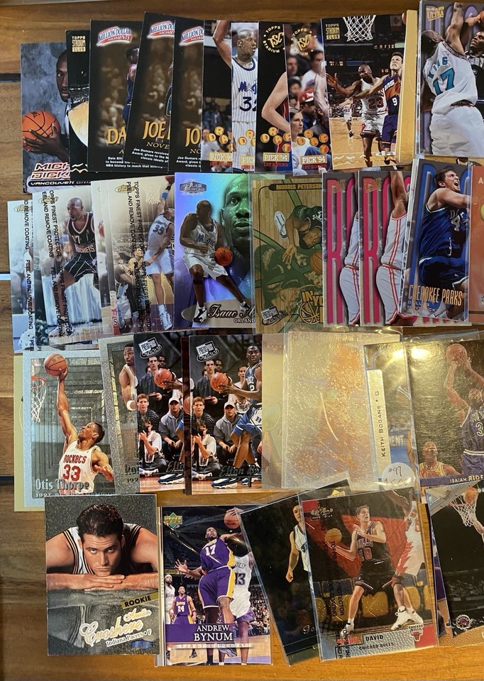 basketball Card Collection Rookies Inserts And MORE! NBA LOT OF 100 ...