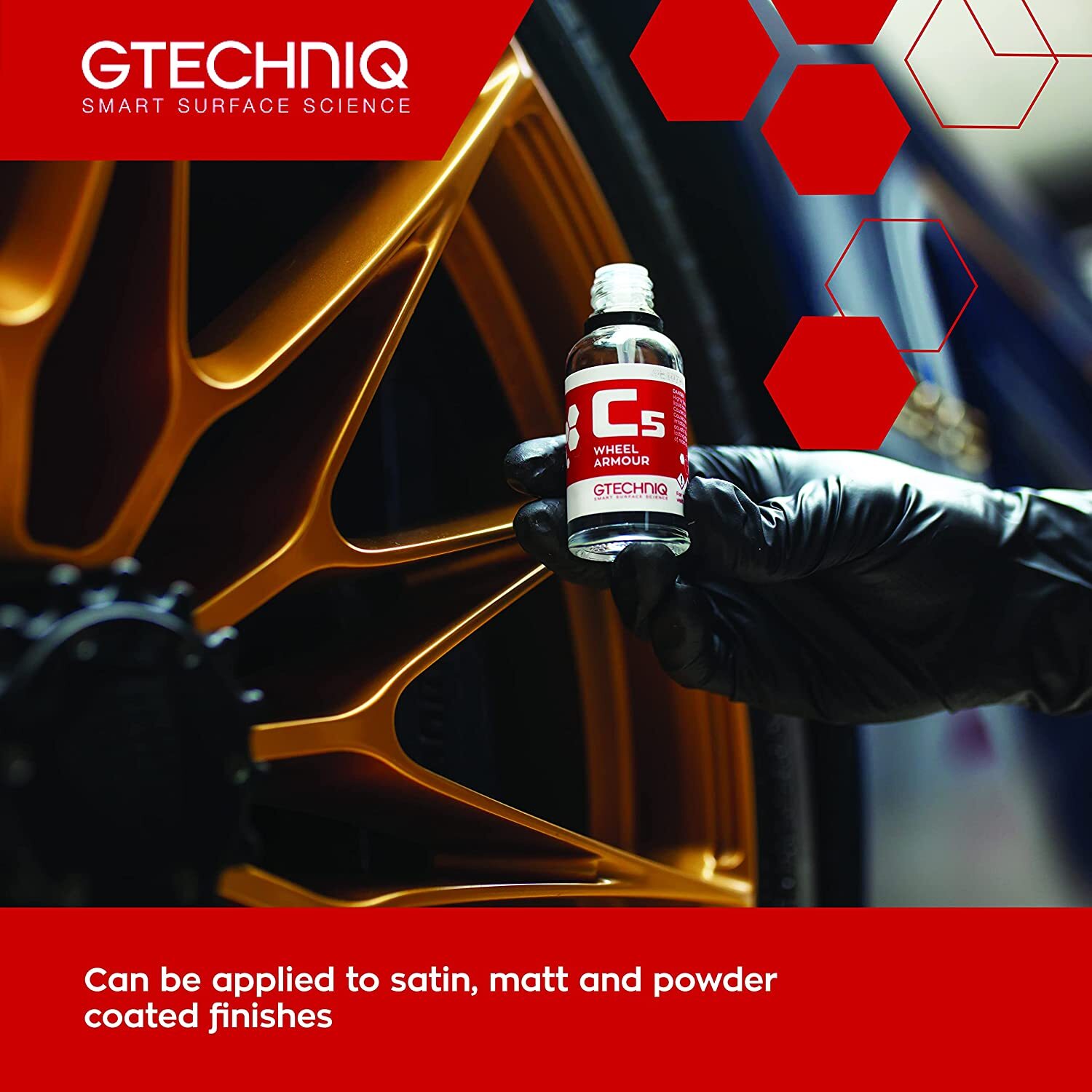 Gtechniq Car Wheel Armour C5 Protects Alloy Rims Repels Brake Dust ...
