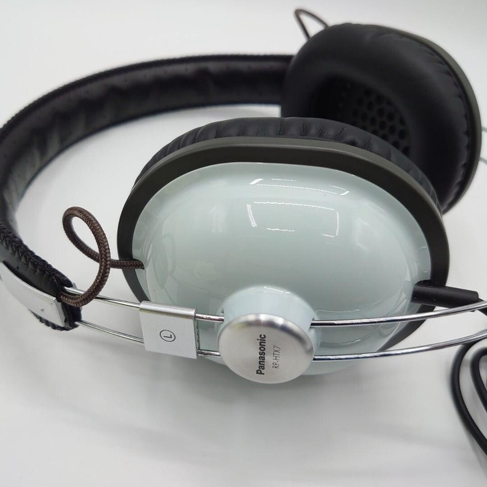 Panasonic RP-HTX7 light blue Headphones Good | eBay