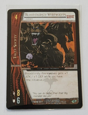 2006 VS SYSTEM BLOODTHIRSTY WEREWOLVES ARMY HELLBOY | eBay