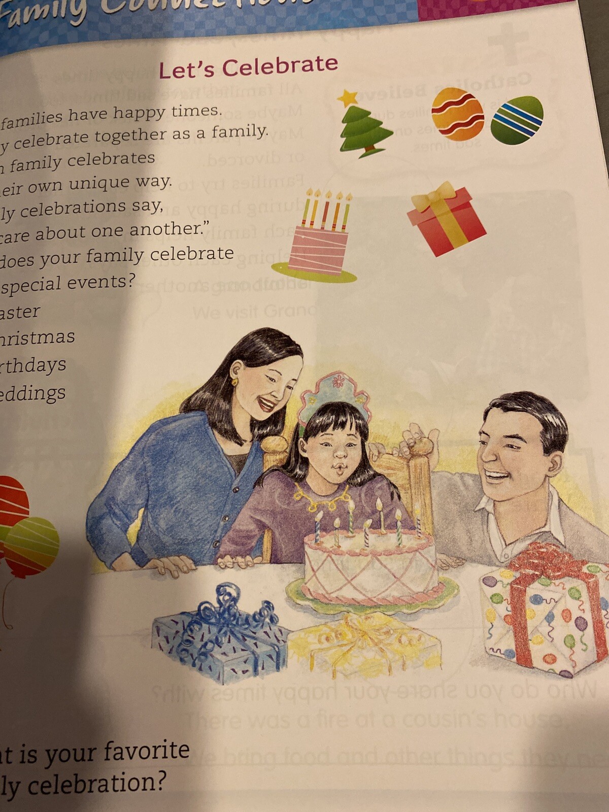 RCL BENZIGER FAMILY LIFE GRADE 2 PARENT CONNECTION (bc3) | eBay