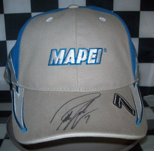 ROBBY GORDON #7 MAPEI AUTOGRAPHED NASCAR RACING HAT BRAND NEW!!!!! | eBay