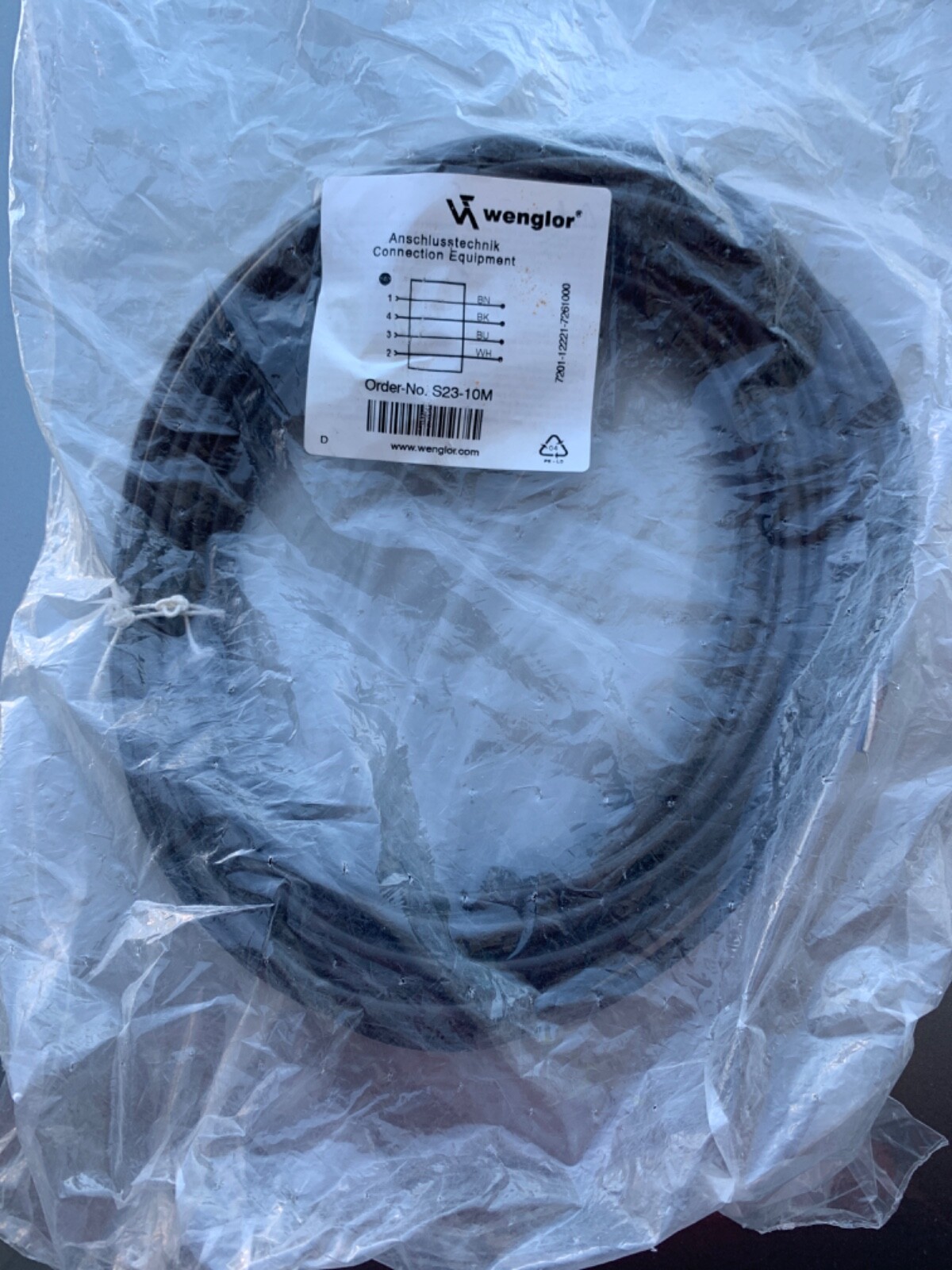 NEW 1PCS For Wenglor Connecting Line S23-10M | eBay