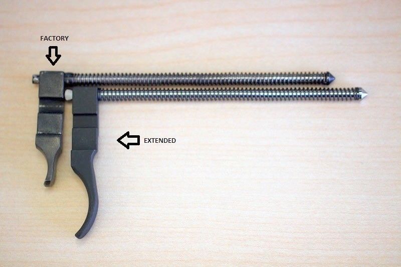 **Ruger 10/22 Upgrade Round Parkerized Extended Bolt Handle | eBay