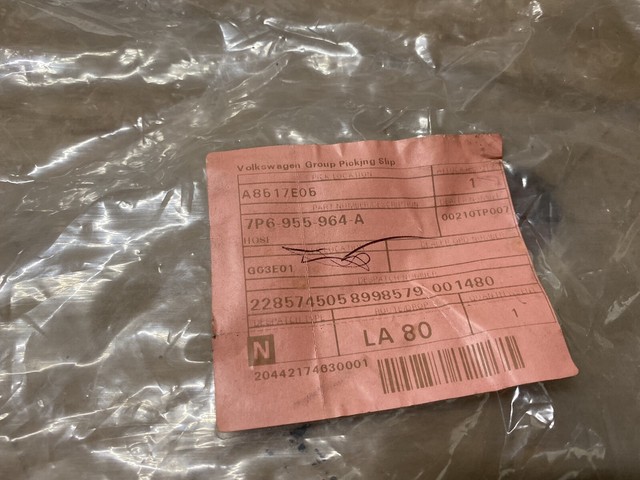 Audi TT Mk2 2006-2014 Headlight Washer Tubing 7P6955964A for sale ...