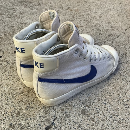 1981 VTG Nike Blazer 3-Pointer Sneakers + 80s VTG Fairview Wool Varsity ...