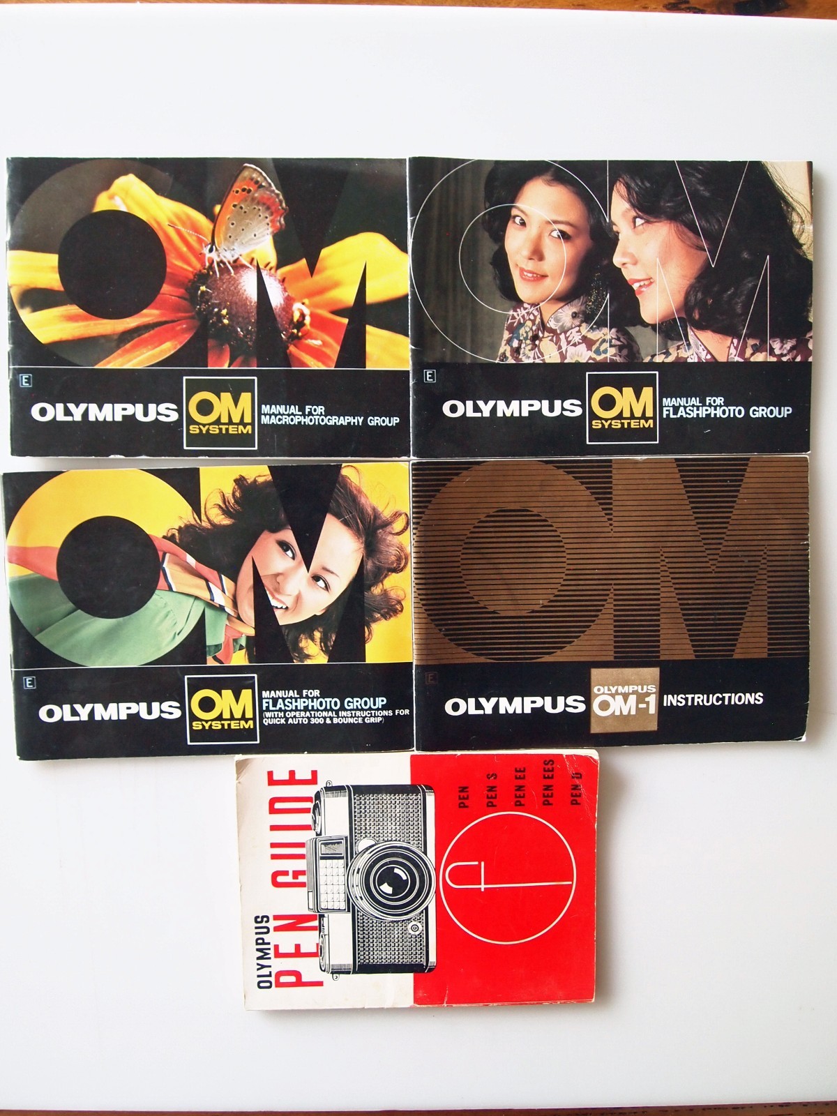 5 x OLYMPUS ASSORTED BOOKLETS #2 OM1, PEN Guide, OM System etc | eBay ...