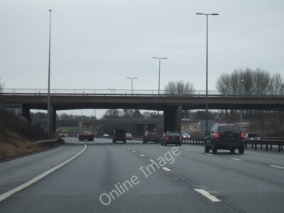 Photo 6x4 Junction 19 northbound of the M5 Easton-in-Gordano The ...