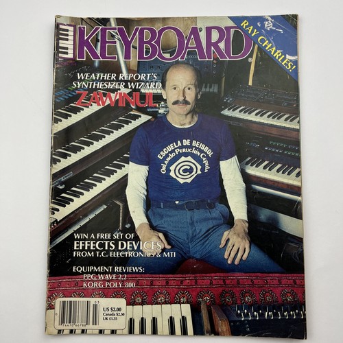Keyboard Magazine March 1984 Zawinul 74470667889| eBay