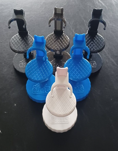 Lol Surprise OMG Doll Black Blue White Display Stand Small Base Lot of ...