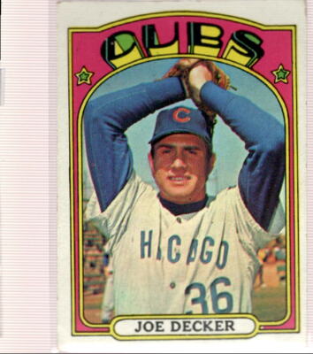 1972 Topps #612 Joe Decker EX Excellent Cubs ID:39302 | eBay
