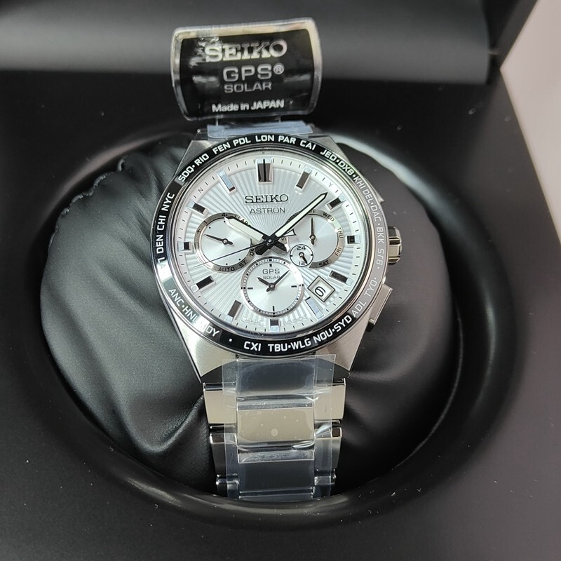 SEIKO ASTRON NEXTER GPS solar radio analog titanium men's watch SBXC117/SSH117J1 | eBay