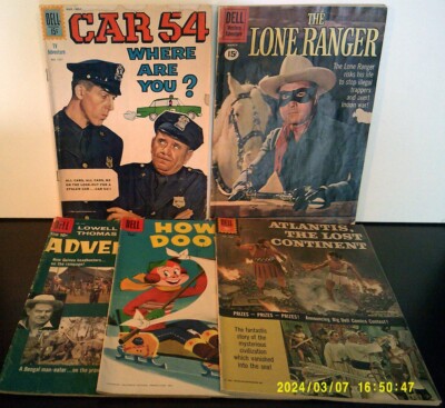 GOLDEN/SILVER-AGE DELL COMICS Lot (Reading Grade!)*6 Comics in All! | eBay