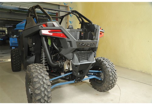 Carbon Fiber Tail Emblem Badge Decor Cover For Polaris RZR PRO XP ...