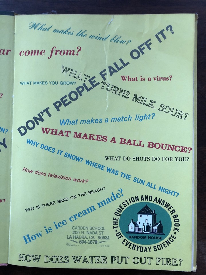 The Question and Answer Book of Everyday Science. Random House. 1961 ...