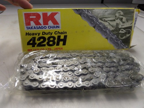 NOS RK Takasago Motorcycle Heavy Duty Chain 120L 428H | eBay