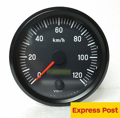 VDO COCKPIT INTERNATIONAL SPEEDO 12v 24v 120kph 100mm AUTOMOTIVE ...