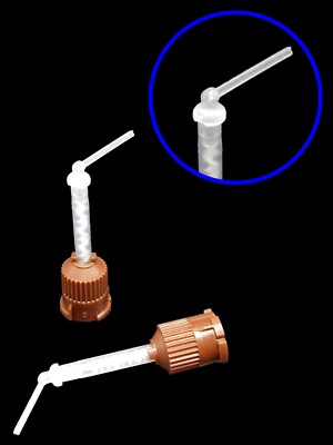 Dental HP Brown 1:1 Mixing Tips for Endo/Core Material with Intra-Oral ...