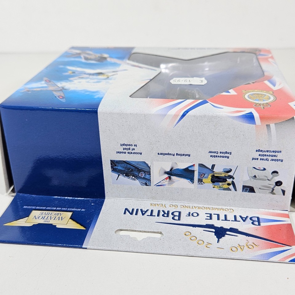 Corgi 49101 Hawker Hurricane MkI 85 Sqd RAF Peter Townsend 1:72 Diecast ...