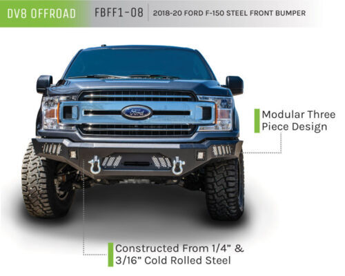 DV8 Offroad FBFF1-08 Front Bumper Fits 18-20 F-150 | eBay