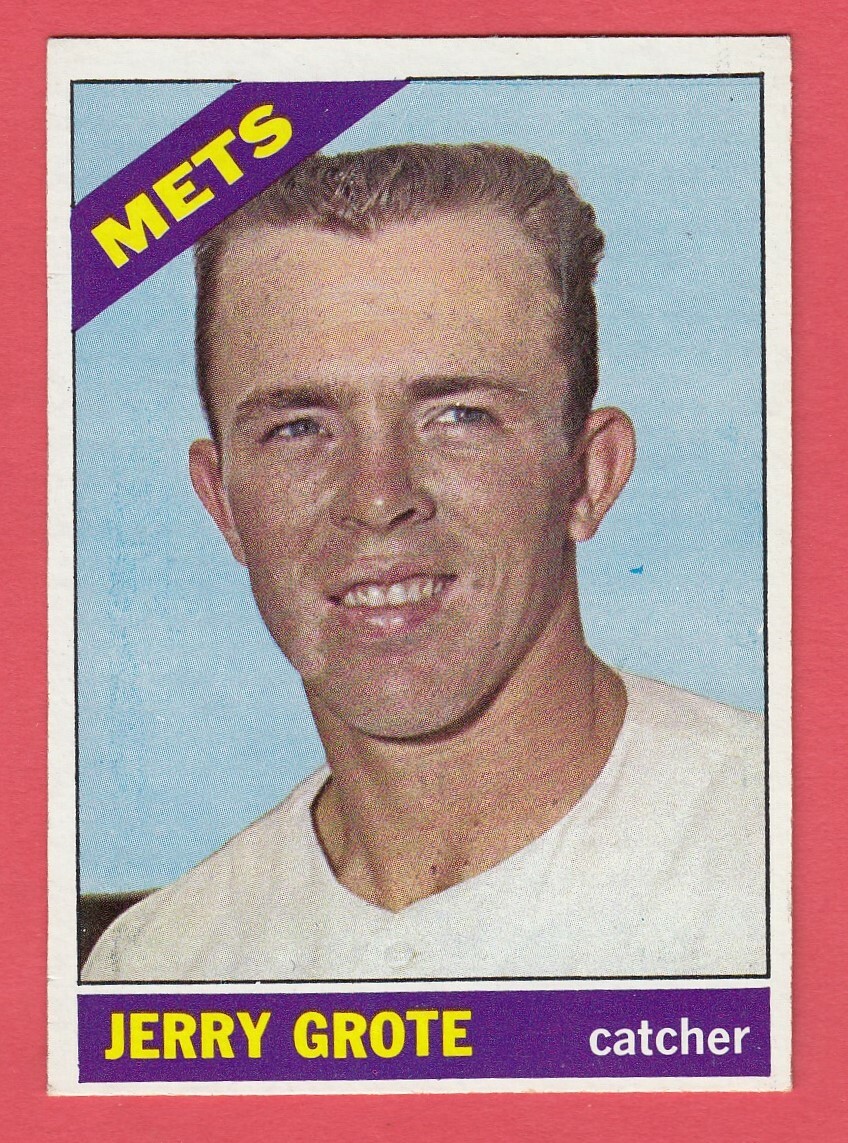 1966 Topps # 328 Jerry Grote -- Mets -- Box 118-298 | eBay