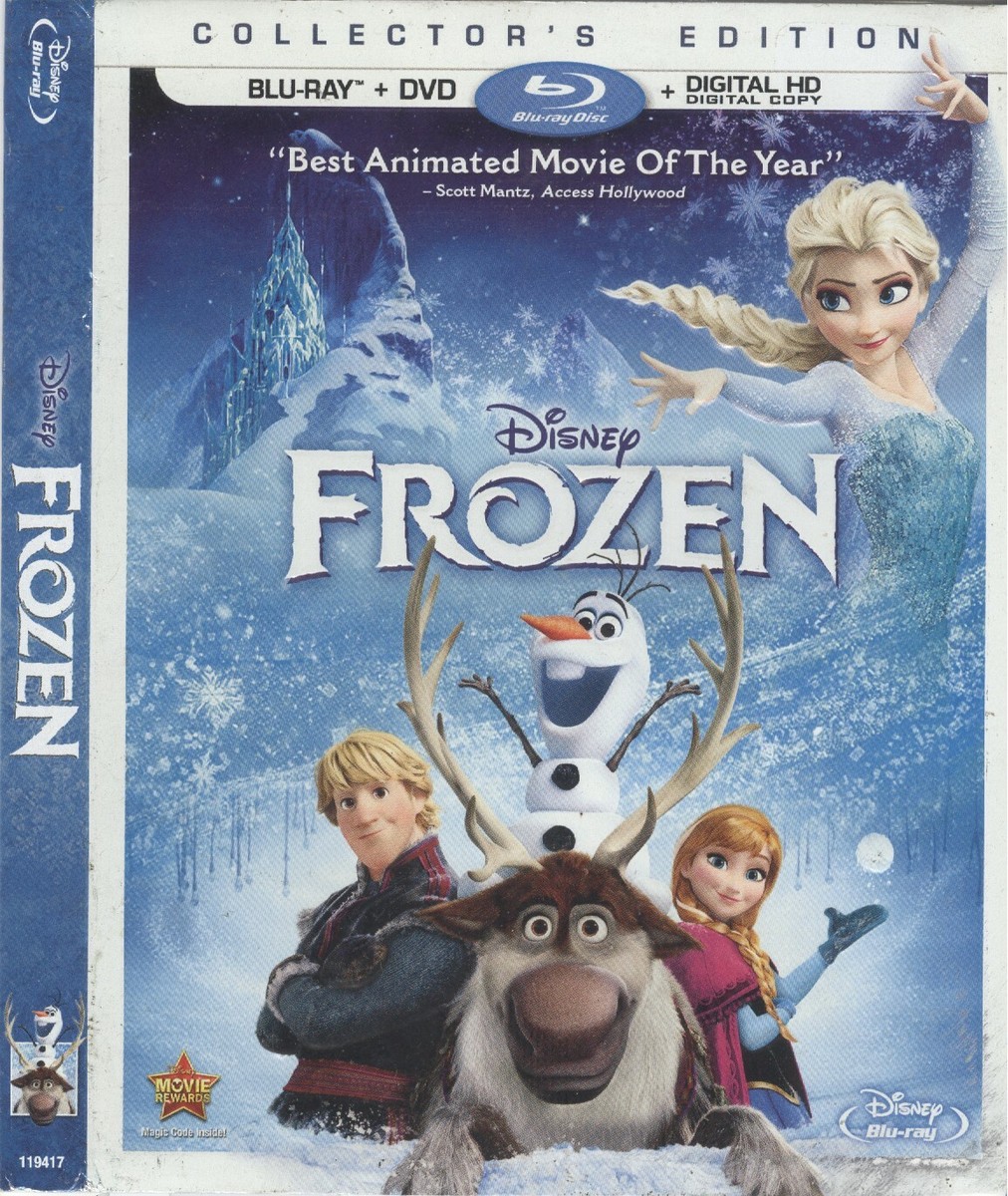 Disney Frozen Blu Ray Cover