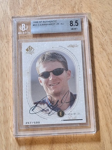 1999 ,SP Authentic Autograph ,Dale Earnhardt Jr Card # 83 ,BGS Graded ...