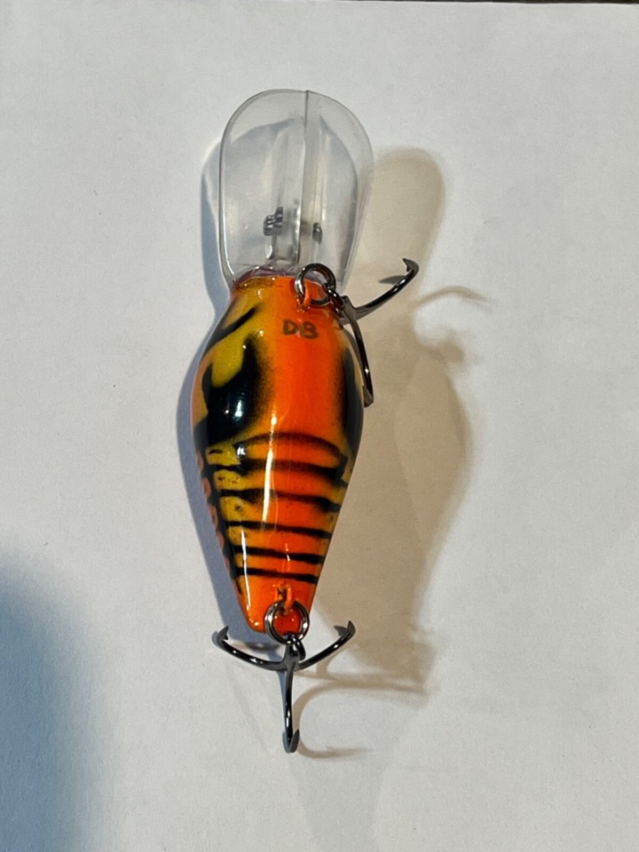 Custom Painted Wiggle wart (Red HOT Craw) | eBay
