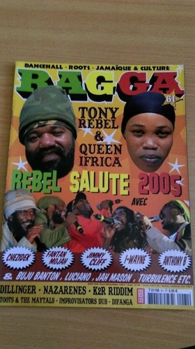 Ragga 61 - Queen Africa / Tony Rebel / Dillinger + sampler comme neuf ...