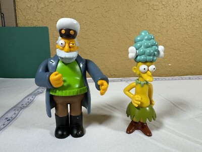 2 Lot Sideshow Mel & Captain McAllister WOS The Simpsons World Of ...