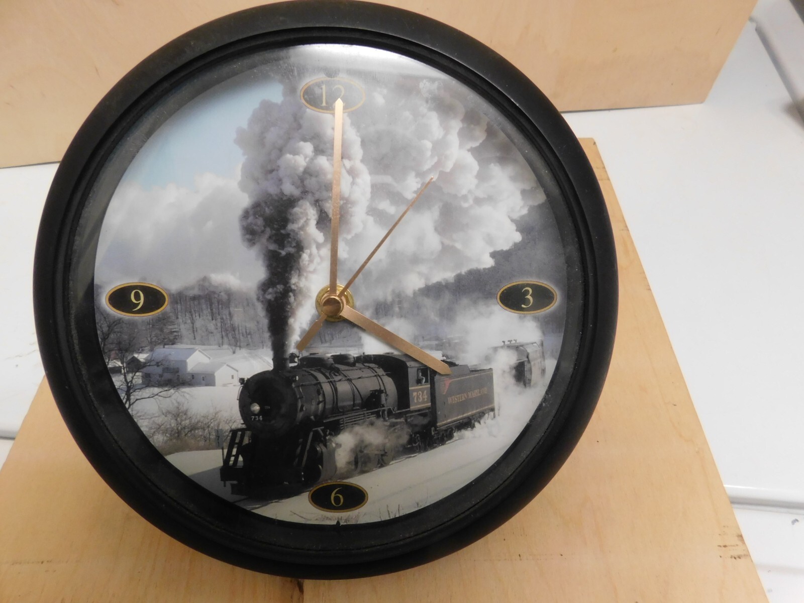 Vintage Train/Locomotive Engine Sounds Wall/Desk Clock | eBay