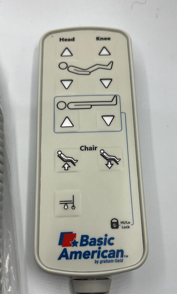 Graham Field Hand Control For Zenith & Matrix Beds- 999-0914-305SP | eBay