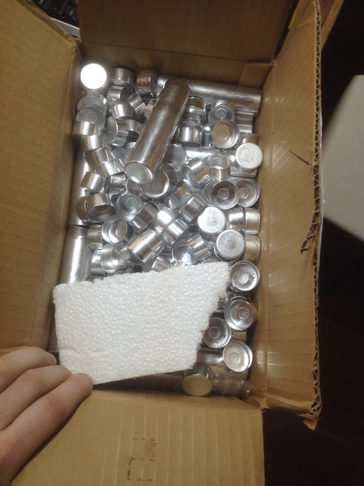 100pcs Dental Lab Aluminum Tube Empty Cartridges For Flexible Acrylic ...