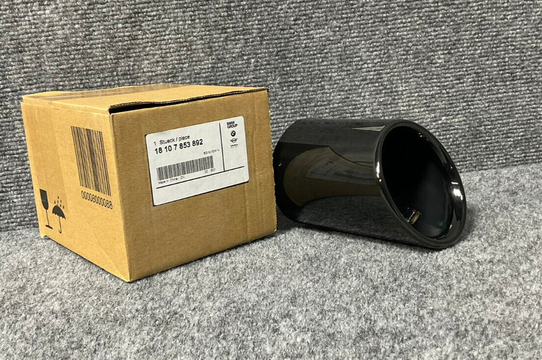 Genuine BMW OEM 18107853892 Tailpipe Trim Black Chrome for sale online ...