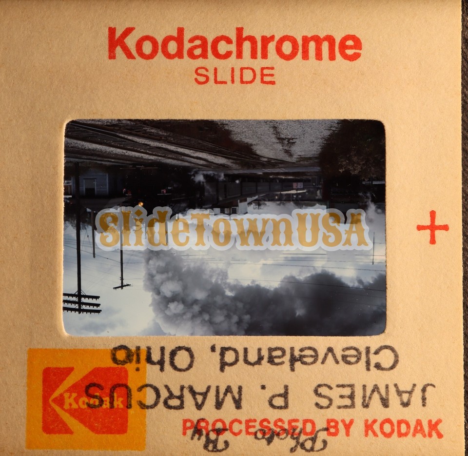 Vtg 1976 Train Slide 4070 Cuyahoga Valley Steam Engine X3J025 | eBay